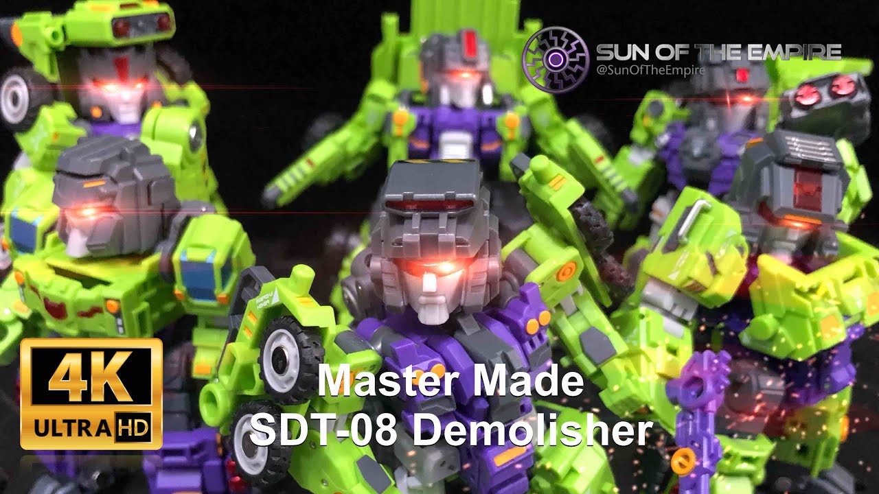 Master Made Mega Series SDT-08 Demolisher | SD Devastator unboxing (1/2 ...