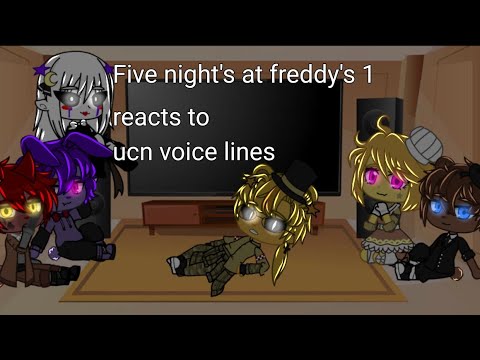 Fnaf 1  + Puppet reacts to ucn voice lines! | Luna ~