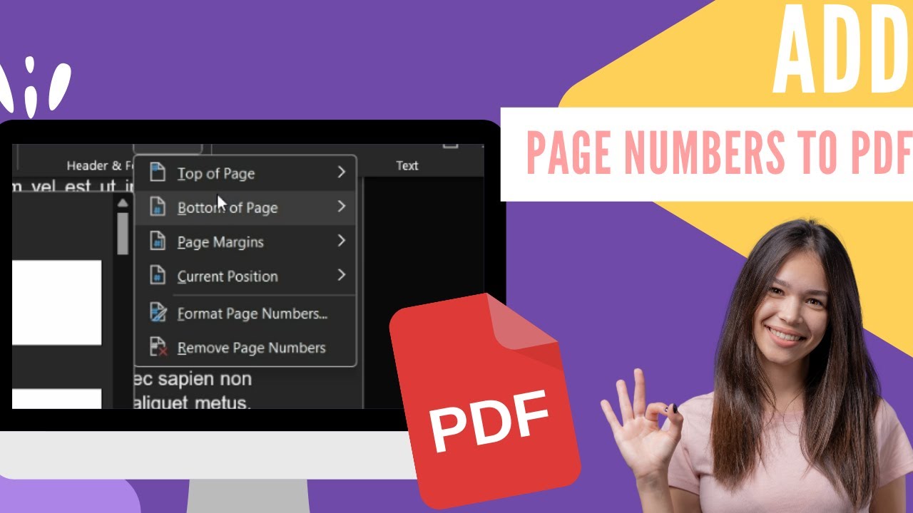 How To Add Page Numbers To PDF Easily 📄 | Step-by-Step PDF Numbering ...