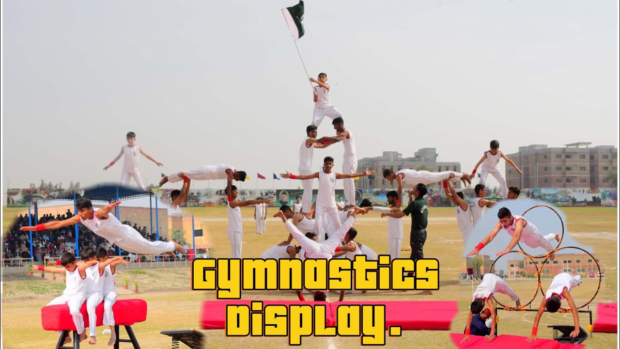 A Amazing gymnastics display at Sst public school rashidabad - YouTube