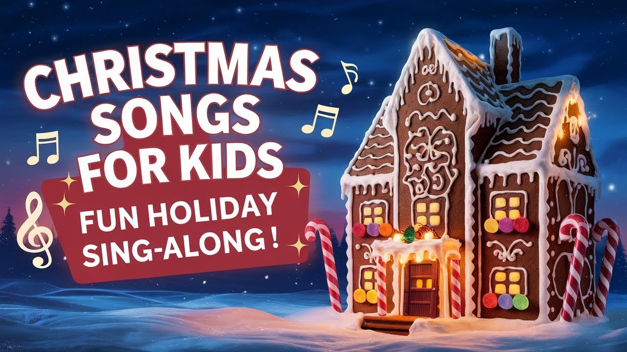 🎄 Christmas Songs for Kids | Fun Holiday Sing-Along with Festive ...