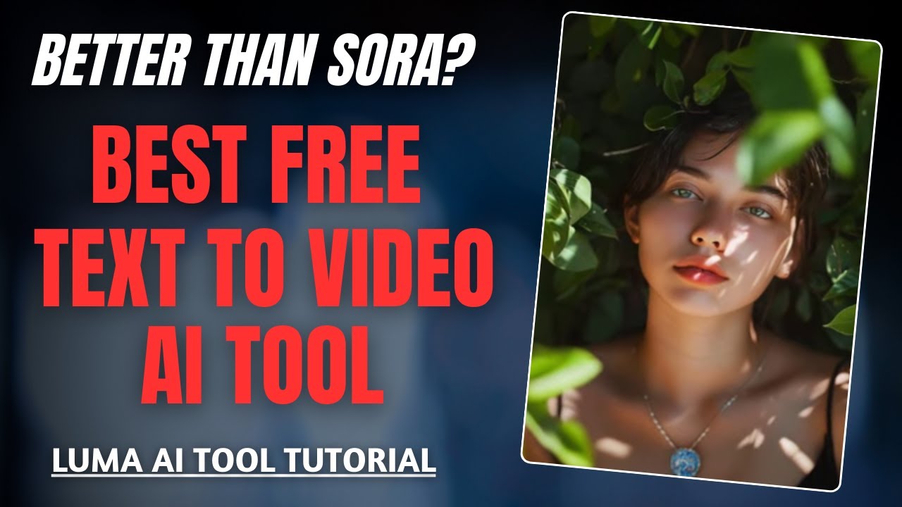 Best Free AI Text-to-Video Generator 2024 | Luma AI Dream Machine Tutorial | Sora AI Alternative ...