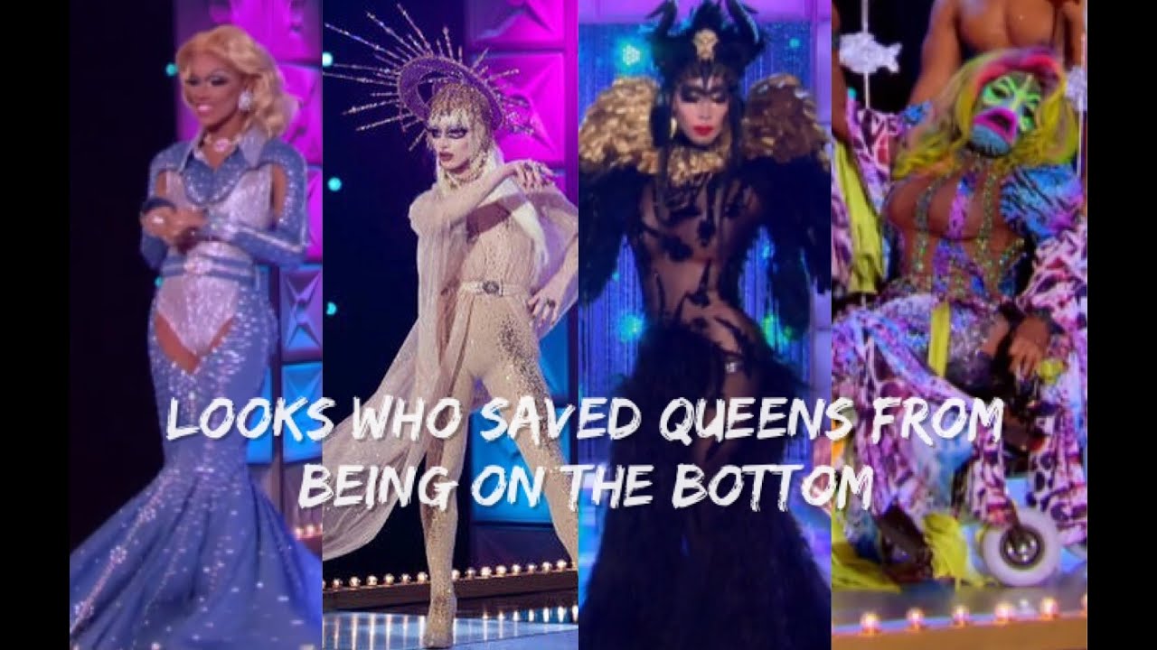 Looks that saved Queens from Being on the bottom | RPDR SEASON 10 - YouTube