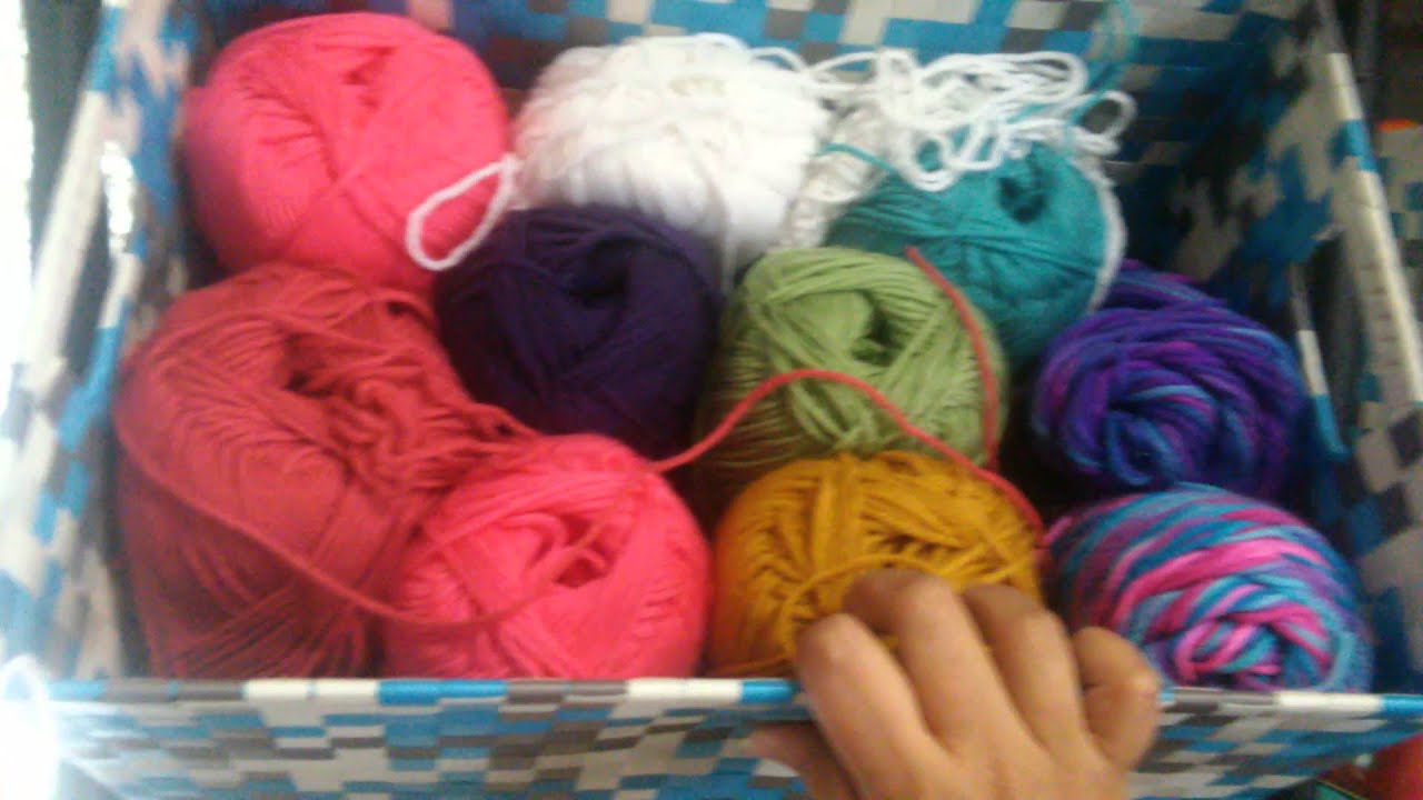 Vol 44 - Organizing my yarn stash - YouTube