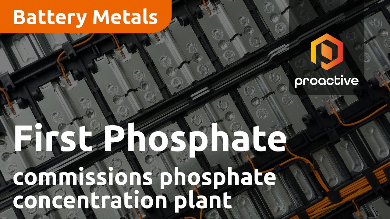 First Phosphate announces major milestone with the commissioning of ...