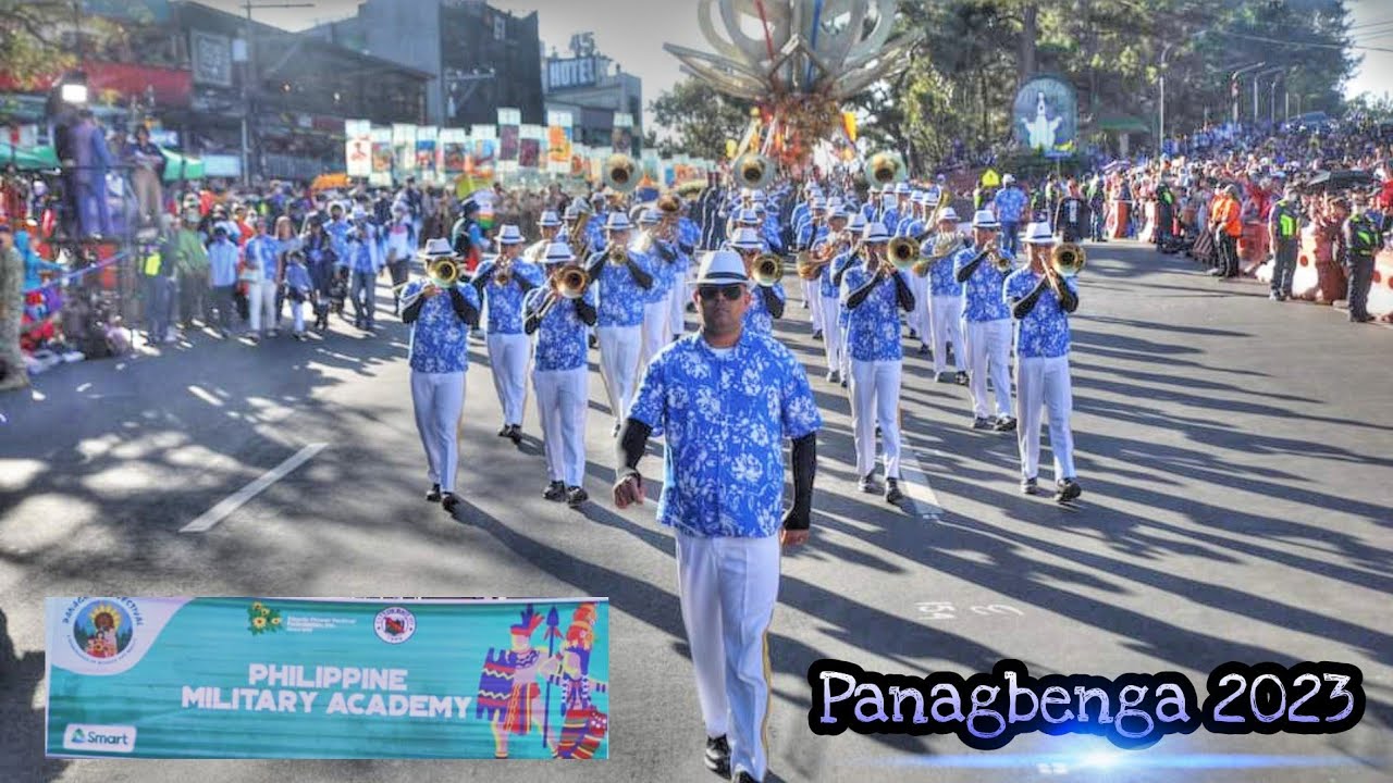 PMA Marching Band @ Panagbenga 2023 | Baguio, City | February 26 - YouTube