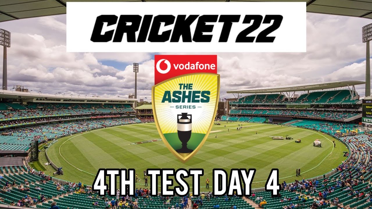 Cricket 22 Ashes Series 2021/22 4th Test Day 4 At The SCG - YouTube