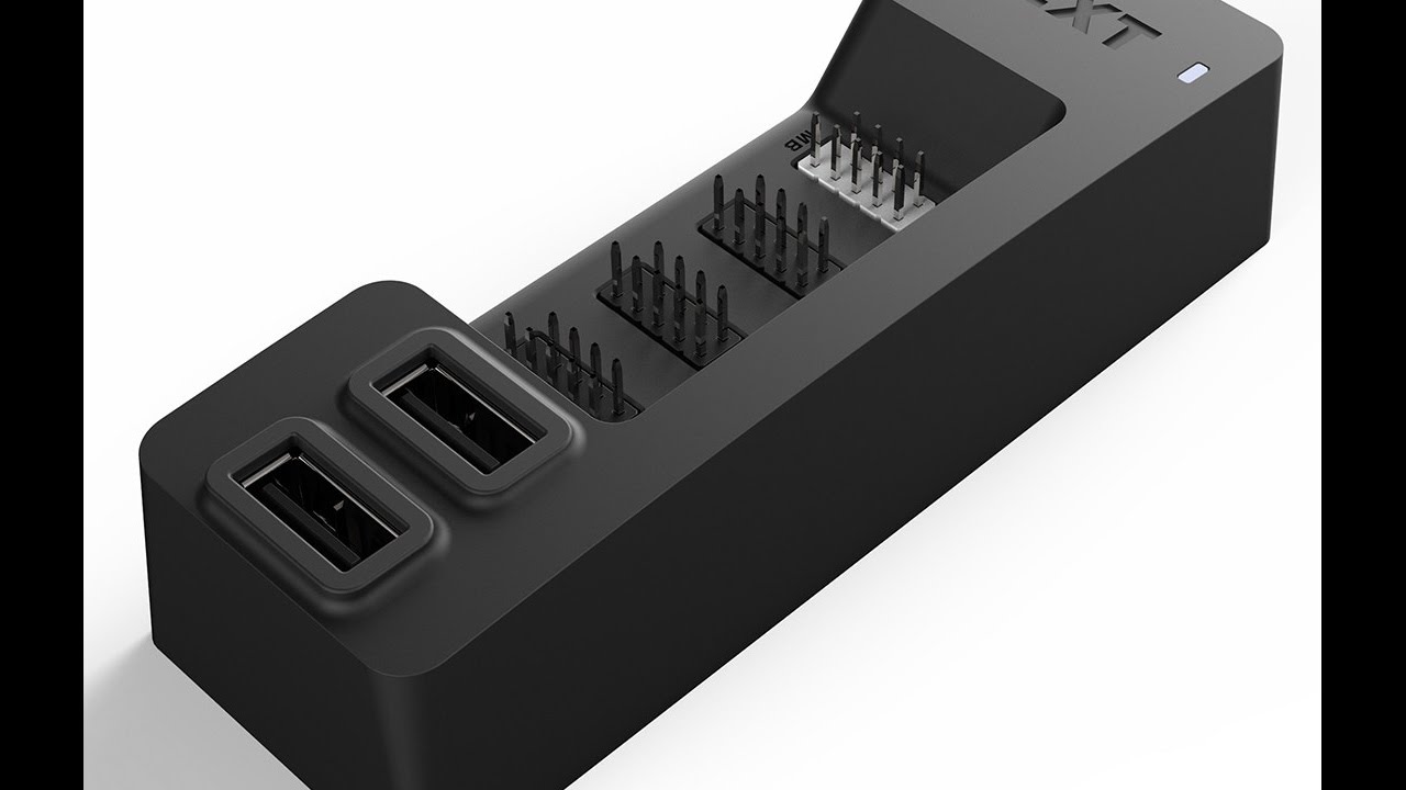 NZXT Internal USB HUB - YouTube