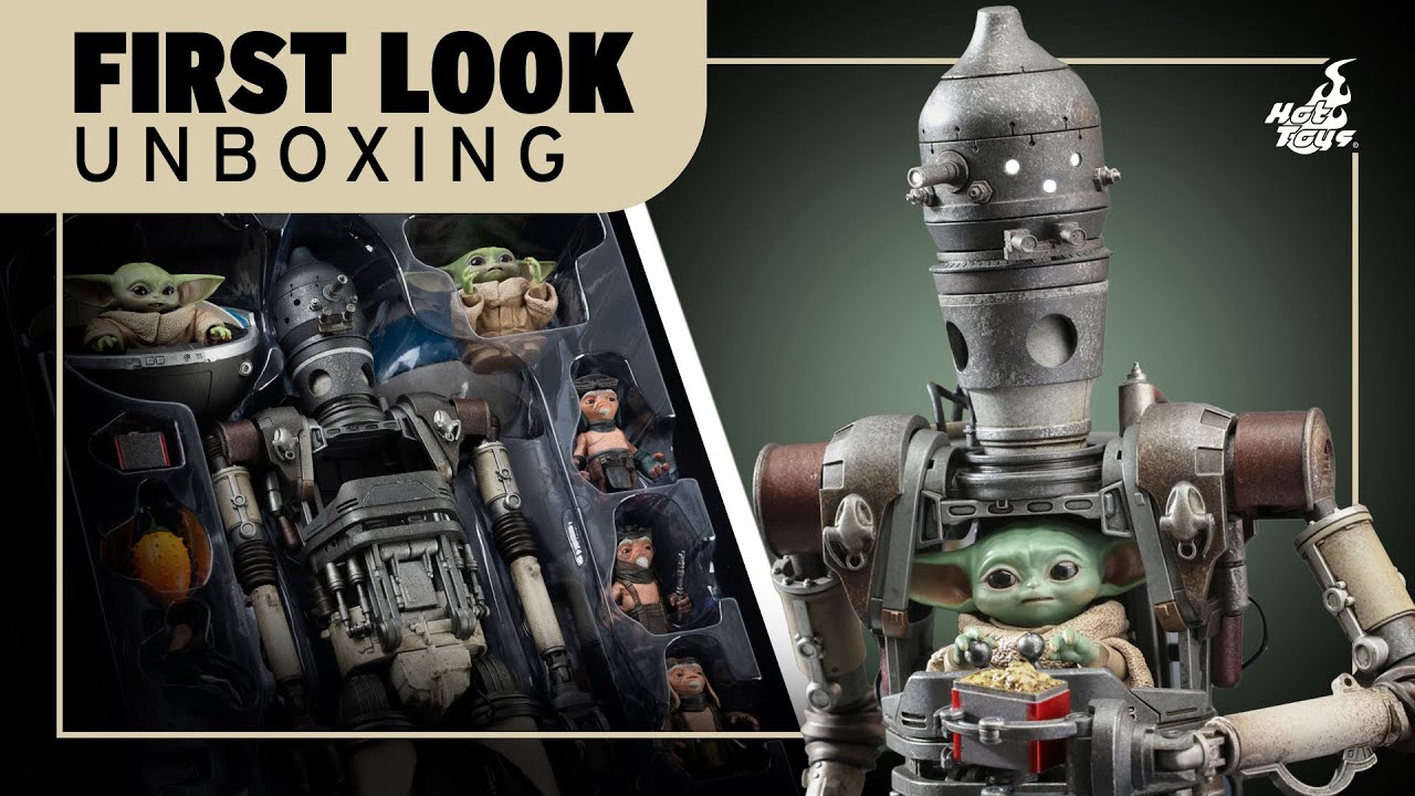 Hot Toys IG-12 The Mandalorian Figure Unboxing | First Look - YouTube