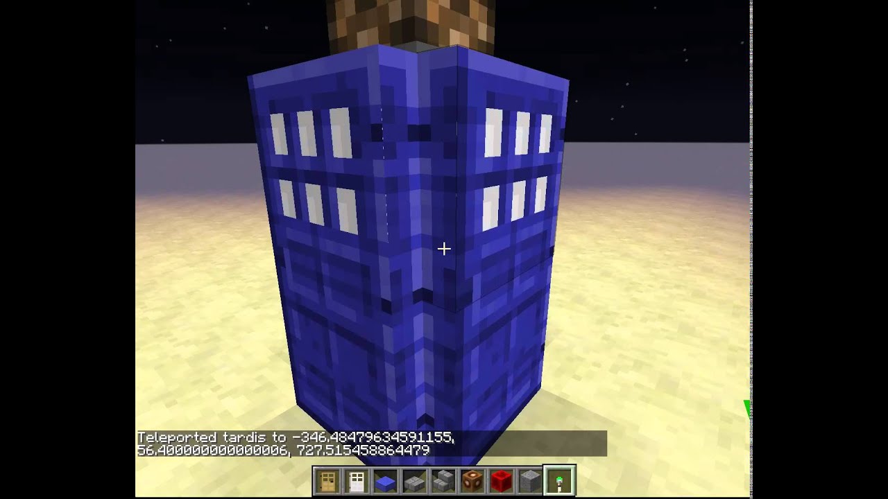 Sneak Peek of my Redstone TARDIS Prototype! | Minecraft - YouTube