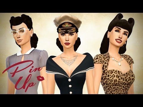 The Sims 4 || Pin-Up Girl || +CC List - YouTube