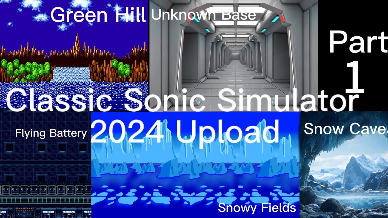 Classic Sonic Simulator: All Custom Levels Part 1 - YouTube