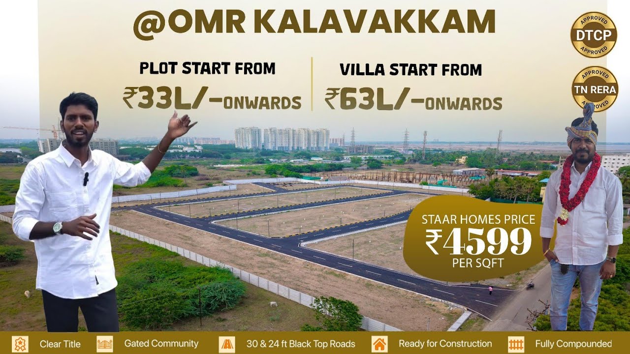 OMR - Kalavakkam land for sale New Project ROYAL C Near Kelambakkam to ...