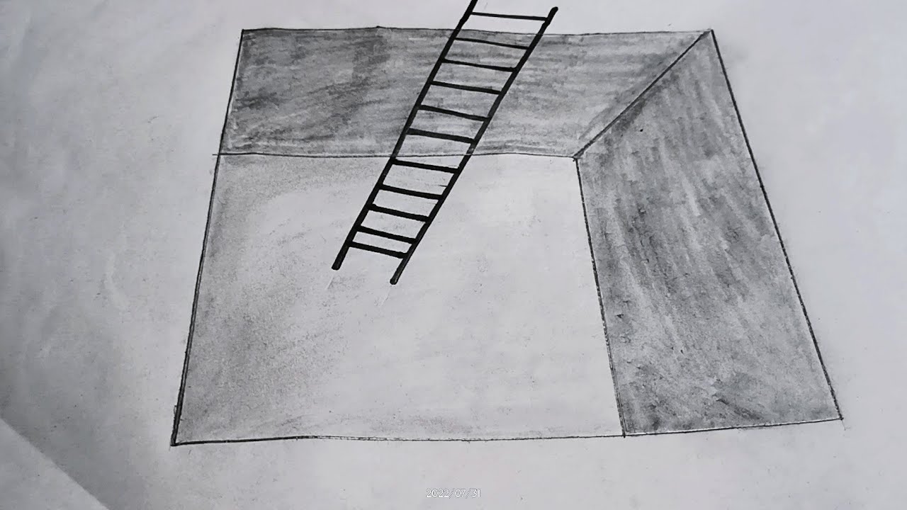 how to draw a 3D tricks 3D art Full HD video - YouTube