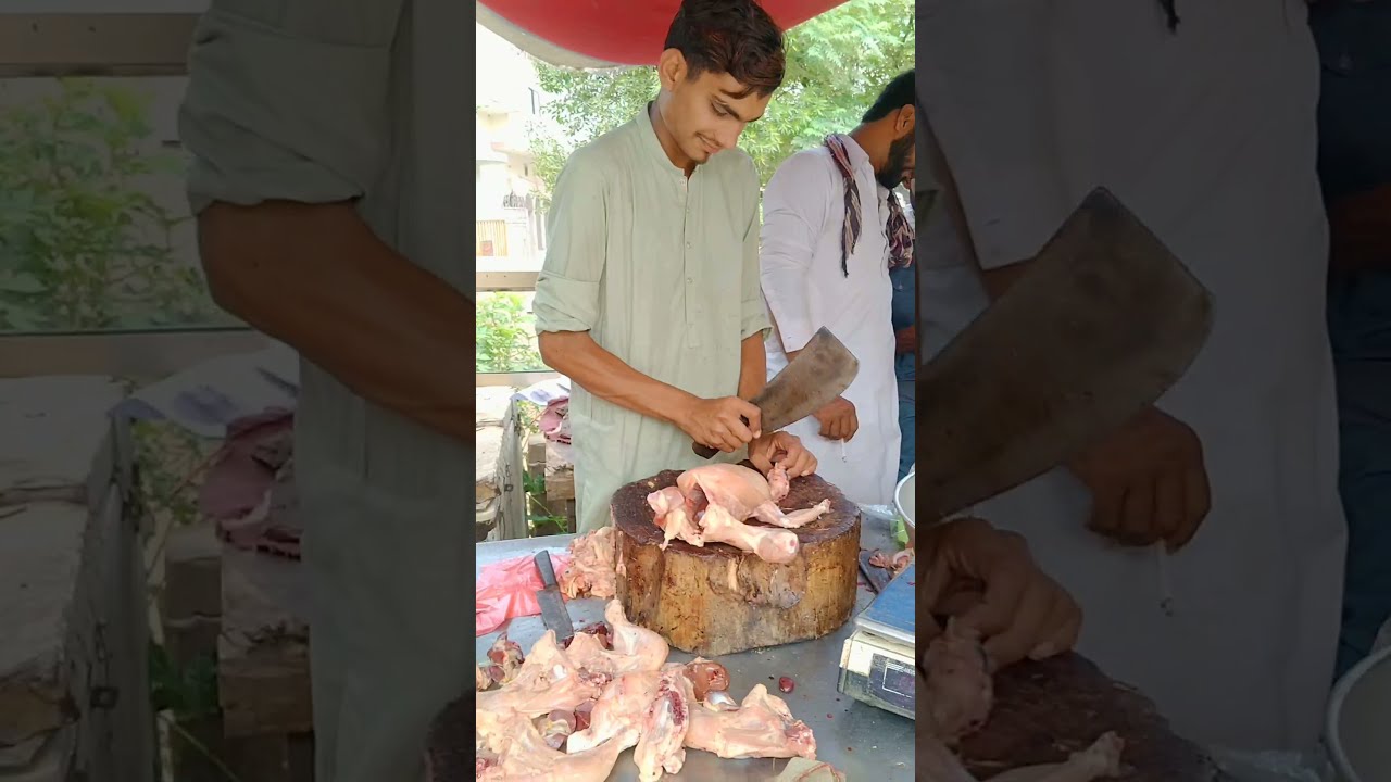 How To Cut Chicken | Chicken Cutting Skills | Chicken Shop #Shorts# ...