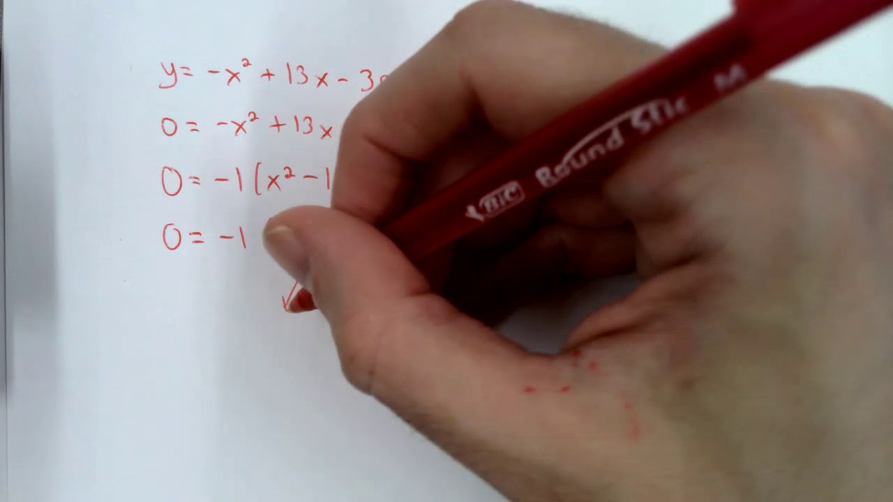 Algebra 2 CP - Unit 4 Lesson 5 - Projectile Motion Word Problems - YouTube