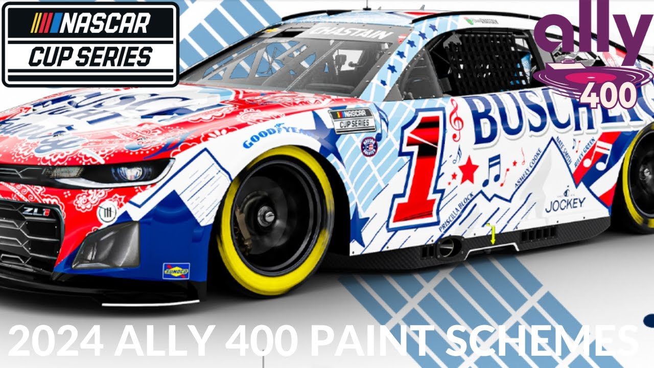 2024 Ally 400 Paint Schemes - YouTube