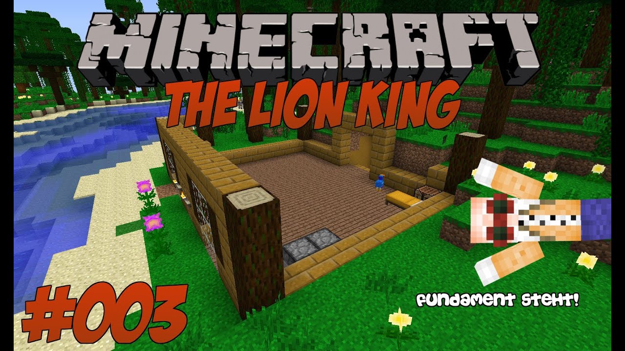 Minecraft: The Lion King [MOD] - #003 - Das Fundament steht - YouTube