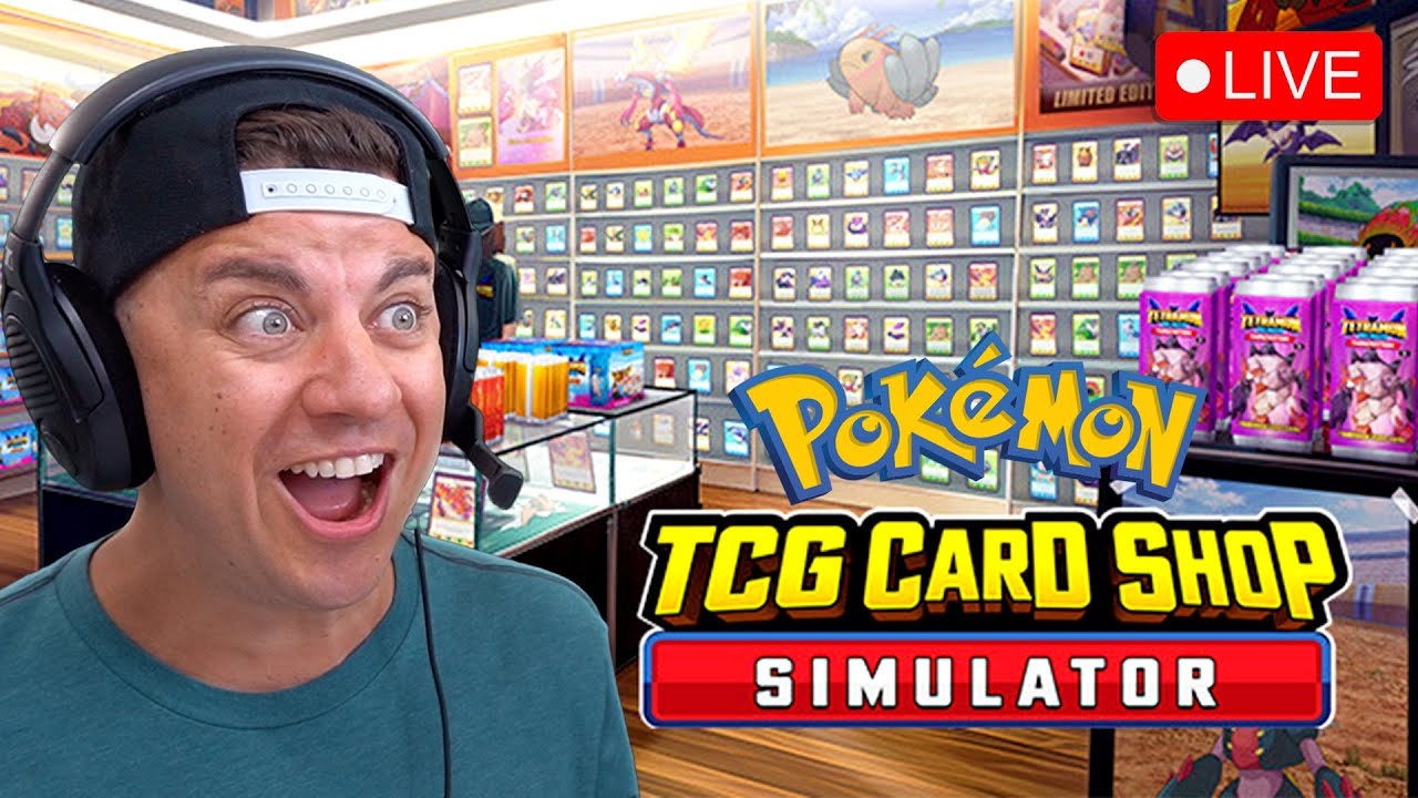 I Opened My Own Pokémon Card Shop! TCG Card Shop Simulator - Part 1 ...