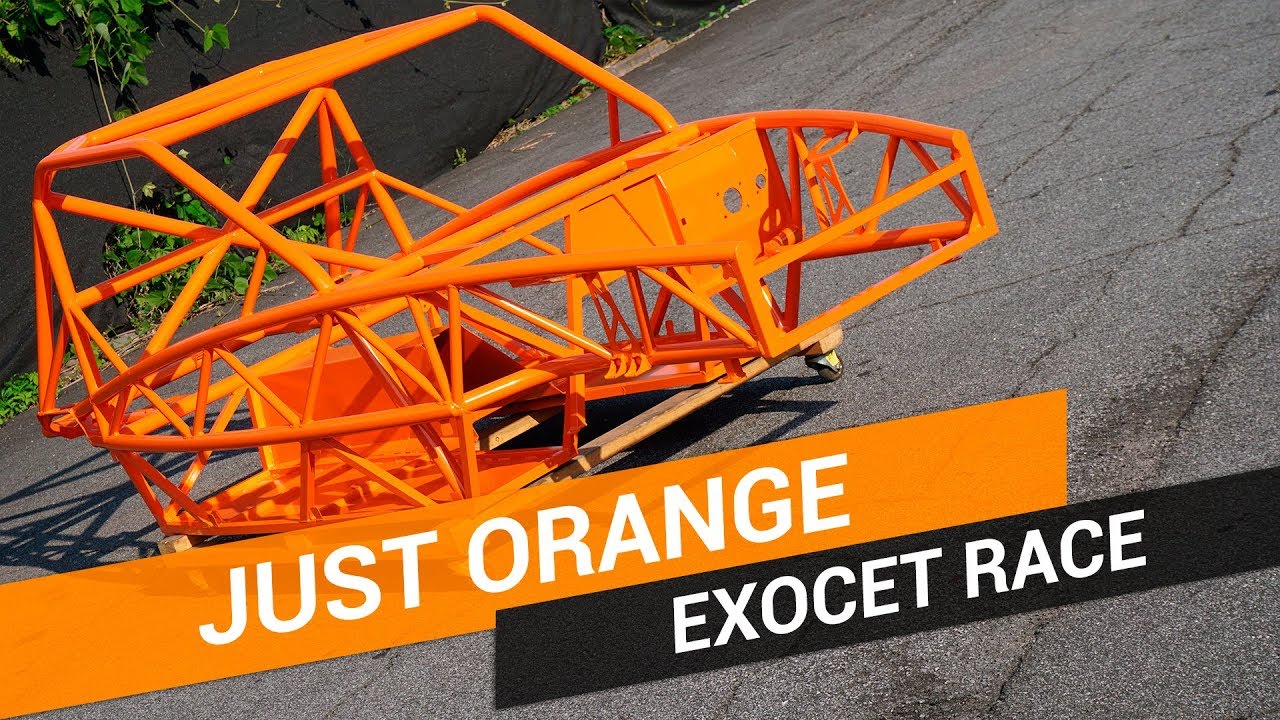 Just Orange Exocet Race Powder Coating Example - YouTube