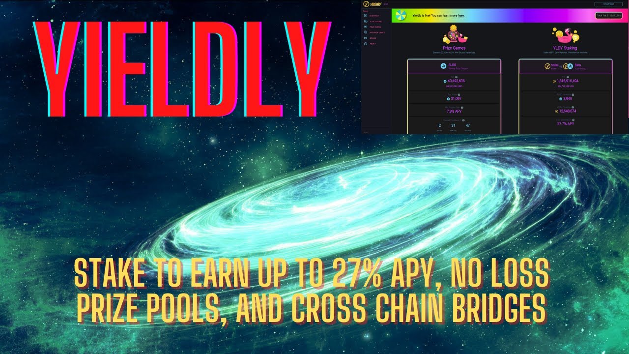 YIELDLY: DeFi on Algorand -- Earn up to 27%, No-Loss Games, and more ...