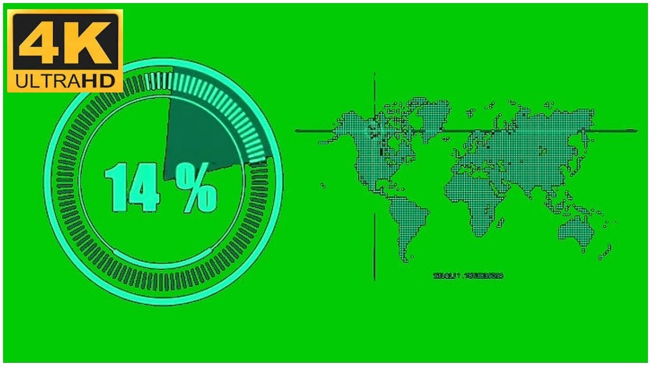 Hologram world green screen effect - YouTube