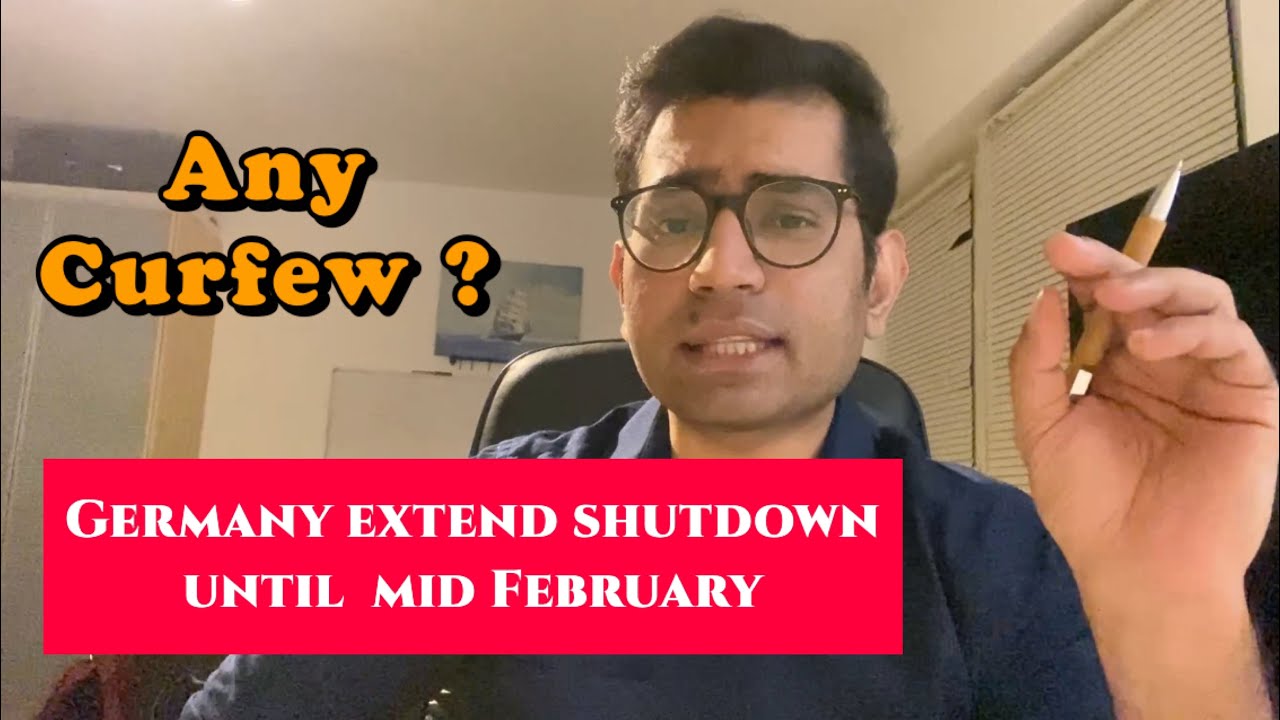 Updates on Lockdown and Curfew in Germany. - YouTube