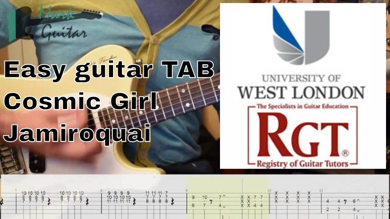 Cosmic girl - Jamiroquai - learn HOW TO PLAY - EASY lesson tutorial ...