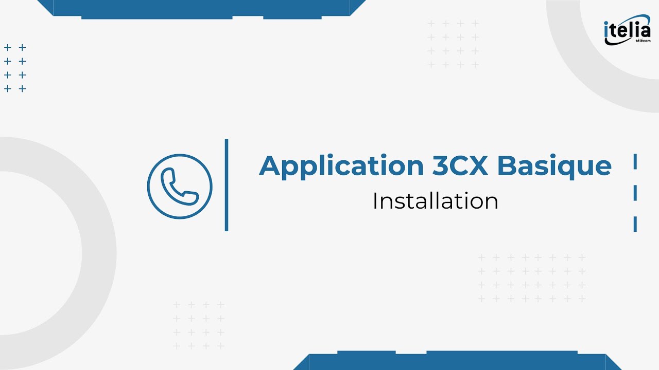 [3CX - V20] Installation du SoftPhone 3CX - YouTube