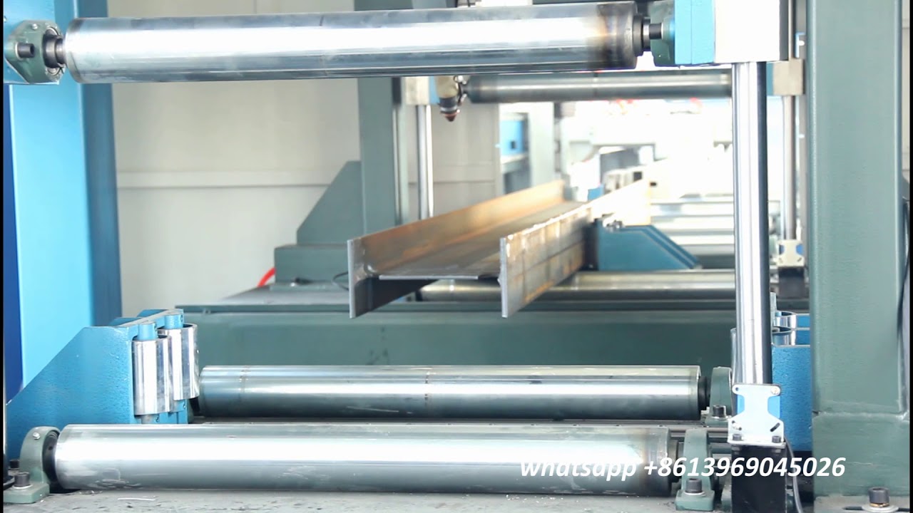 CNC H Beam Profile Cutting Coping Machine | Steel Structure Industry ...