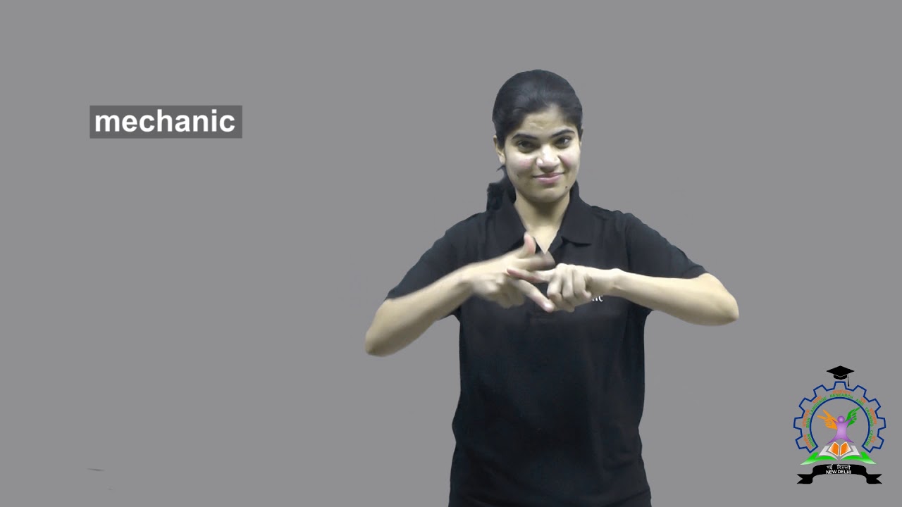 mechanic (sign 2) - YouTube