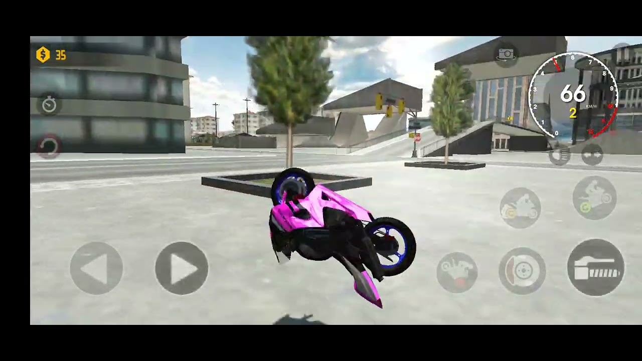 high speed bike stunt game with op gameplay #bikegame - YouTube