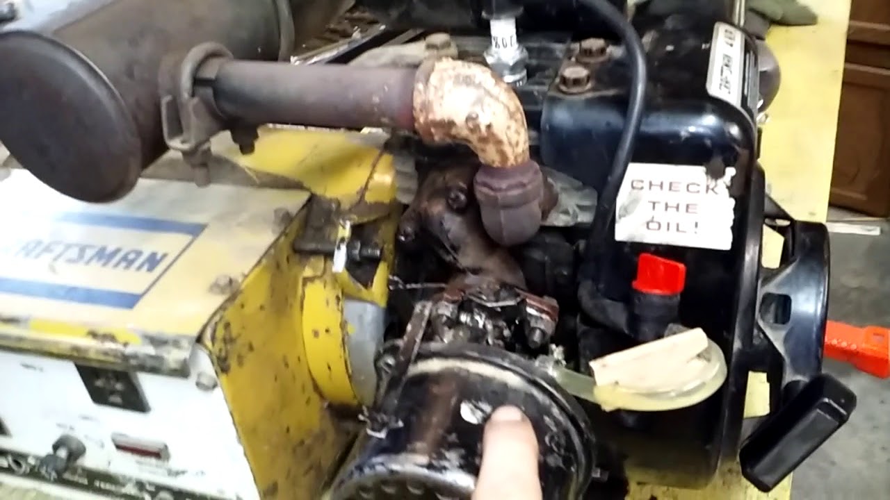 Sears craftman 1970s generator - YouTube