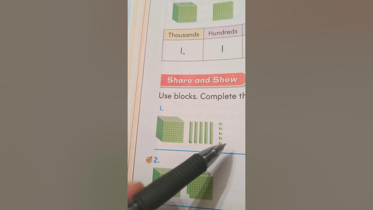Compose and decompose numbers using base ten blocks - YouTube