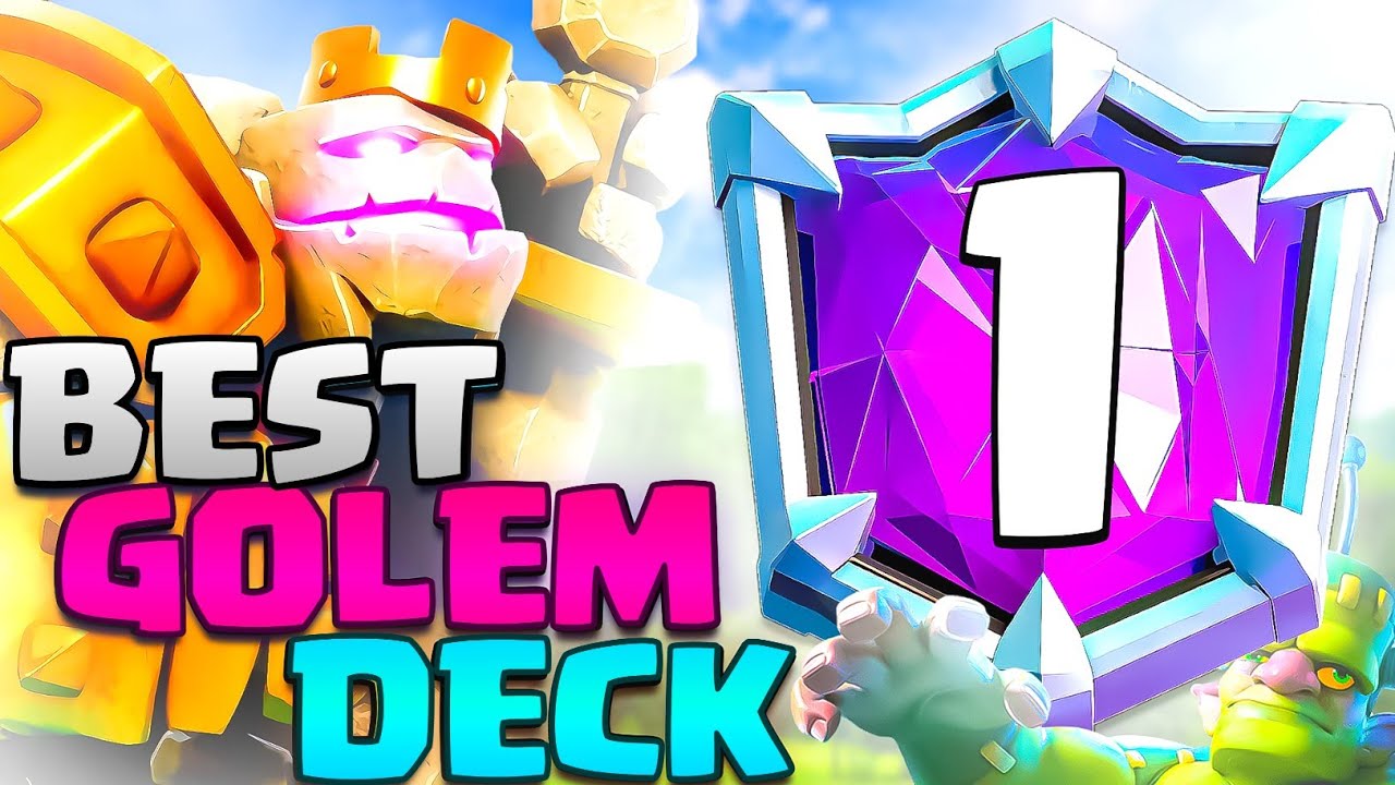TOP LADDER with GOLEM in THIS TOUGH META! | Clash Royale Best Golem ...