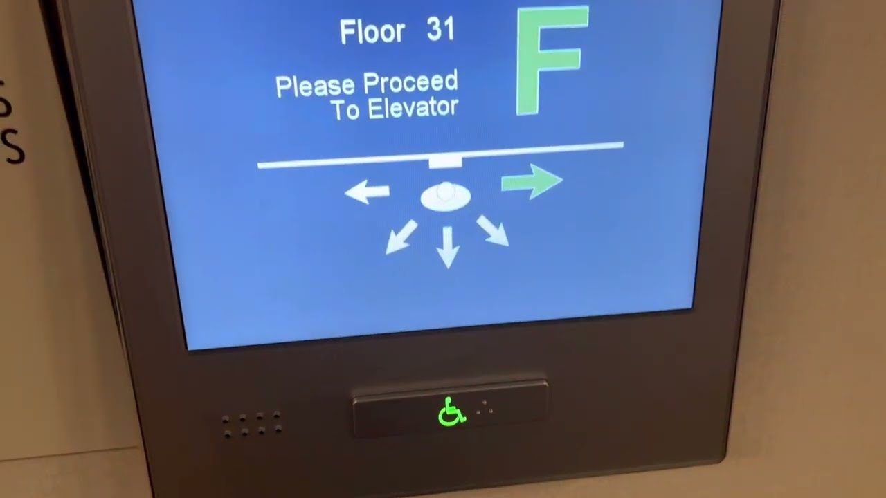 700 FPM Otis Compass 360 Traction Elevators @ Marriott Austin Downtown ...