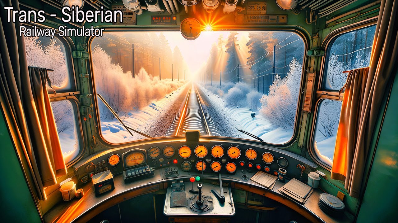 Trans Siberian Railway Simulator Gameplay | Driving A Russian ...