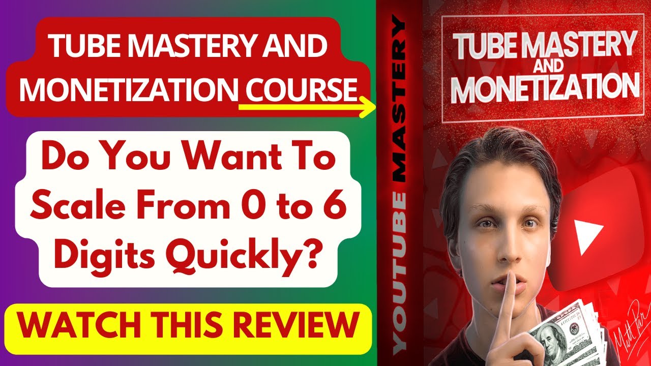 Tube Mastery And Monetization For Profitable Youtube Channels [TUBE ...