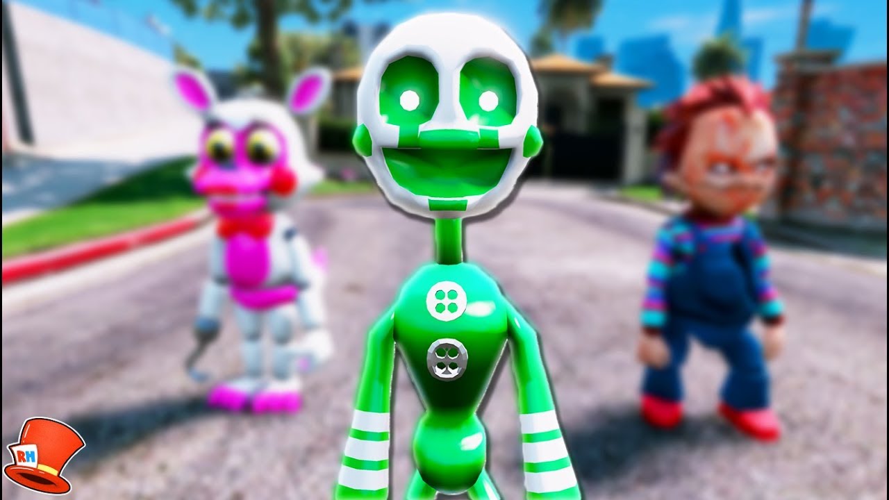 BRAND NEW SLIME ADVENTURE PUPPET MASTER ANIMATRONIC! (GTA 5 Mods FNAF ...
