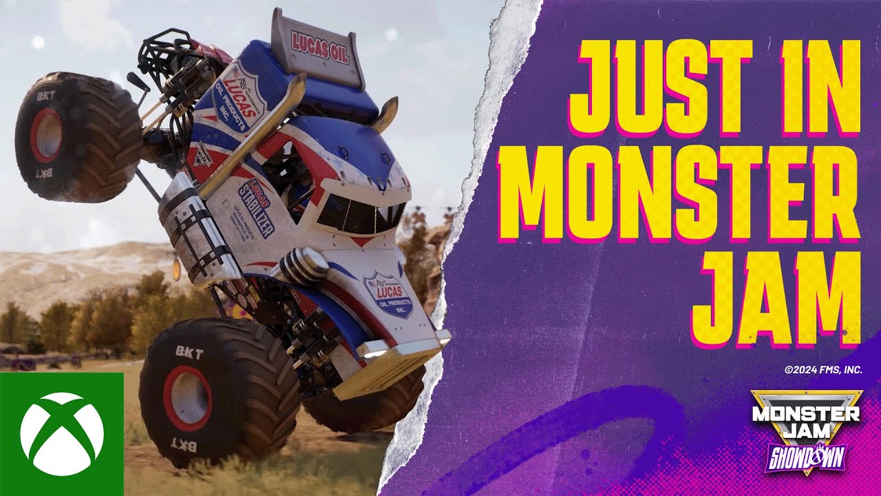 Monster Jam Showdown - Just in Monster Jam Trailer - YouTube