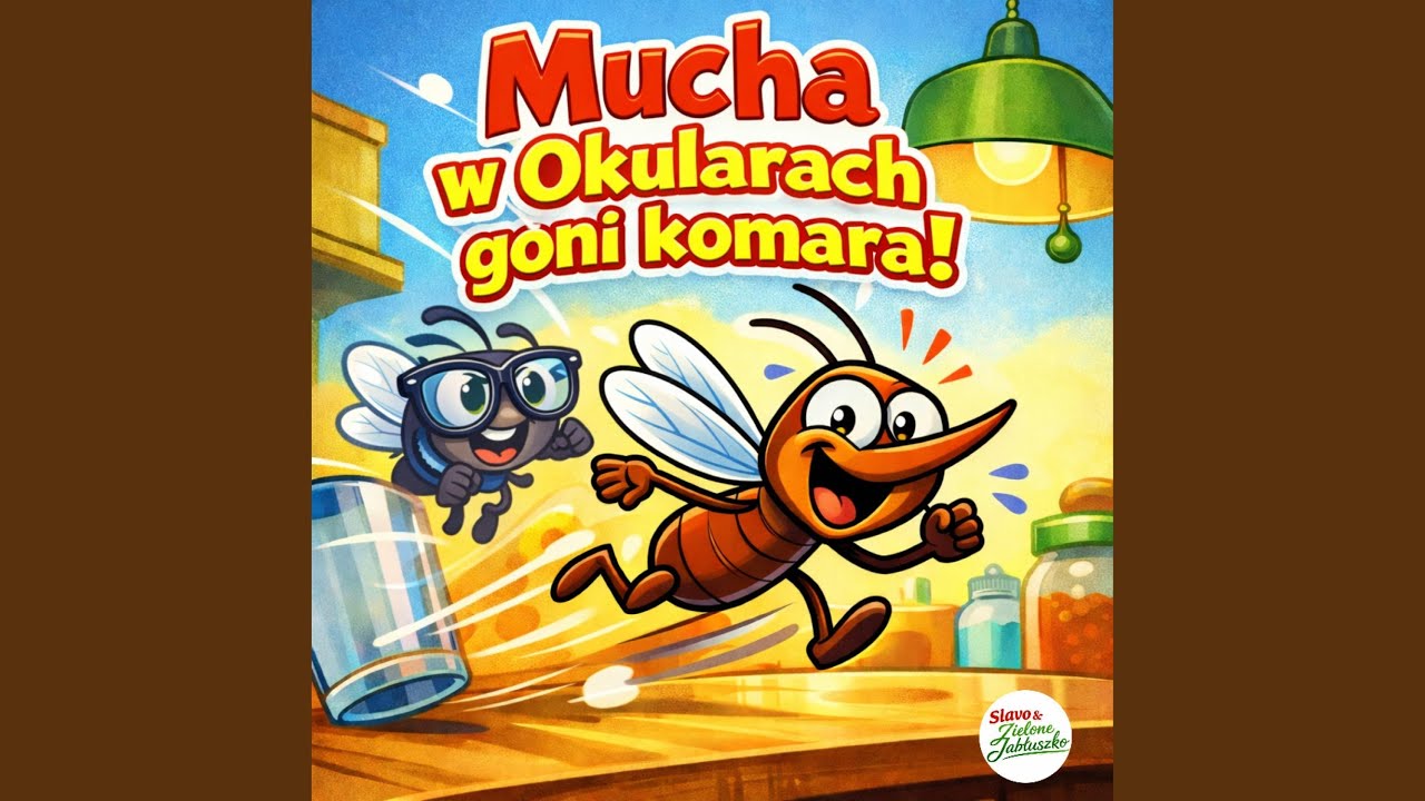 Mucha w okularach goni komara - YouTube