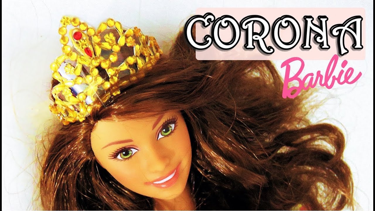 CÓMO HACER CORONA DE PRINCESA PARA MUÑECAS BARBIE MANUALIDADES HOUSE ...