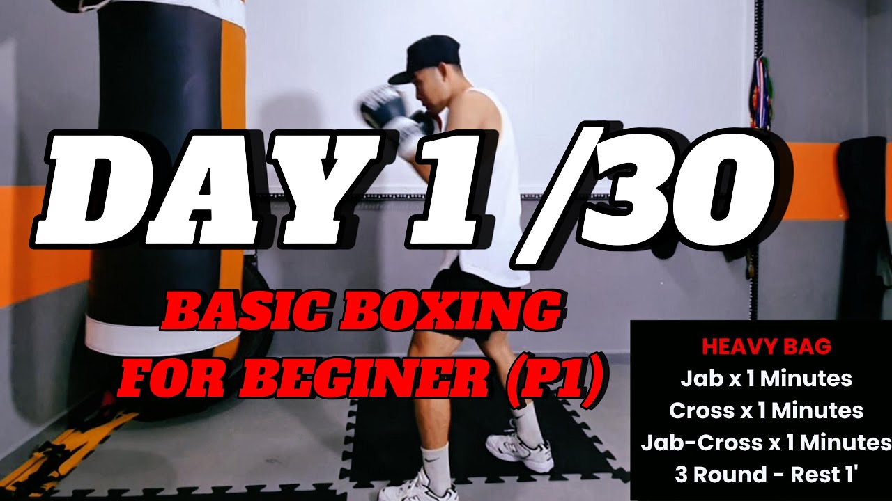 30 Days of Basic Boxing at Home for Beginners #DAY1 #HIENSUNDAY # ...