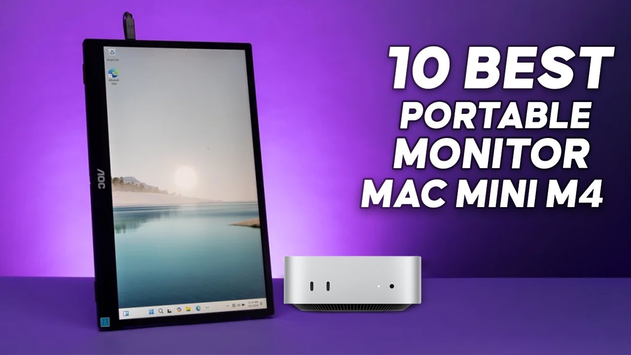 Best Portable Monitor for Mac Mini M4 - YouTube