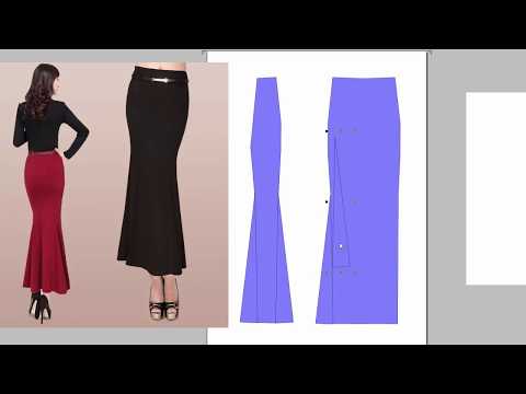 Юбка годе. Моделирование юбки.