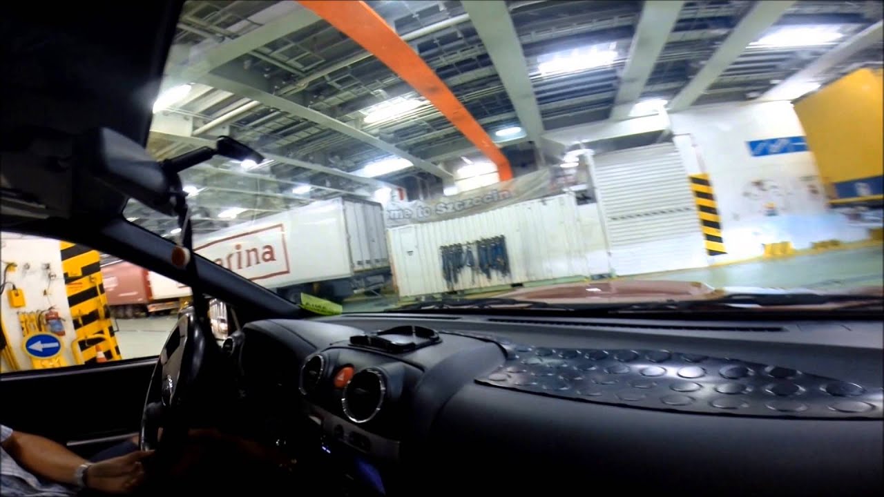 Świnoujście-Ystad promem UNITY LINE,prom Skania,08.2015 GoPro Hero 3 ...