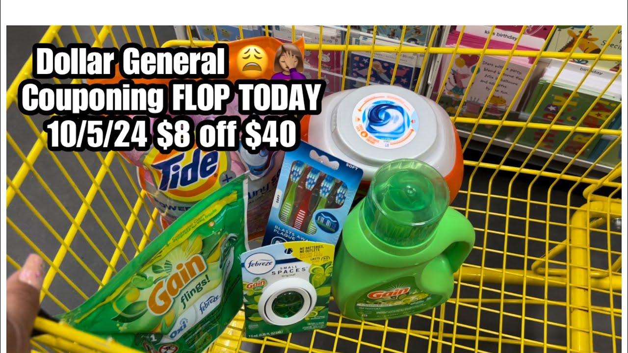 Dollar General Couponing GONE WRONG…..BUT (Press Play) 10/5/24 - YouTube