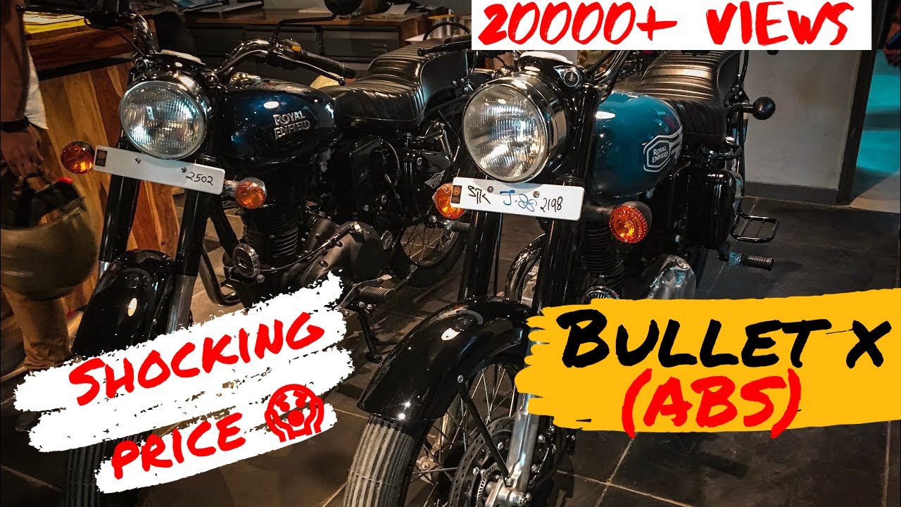 Royal Enfield Bullet X and Bullet ES x with ABS | Walk around | Price ...