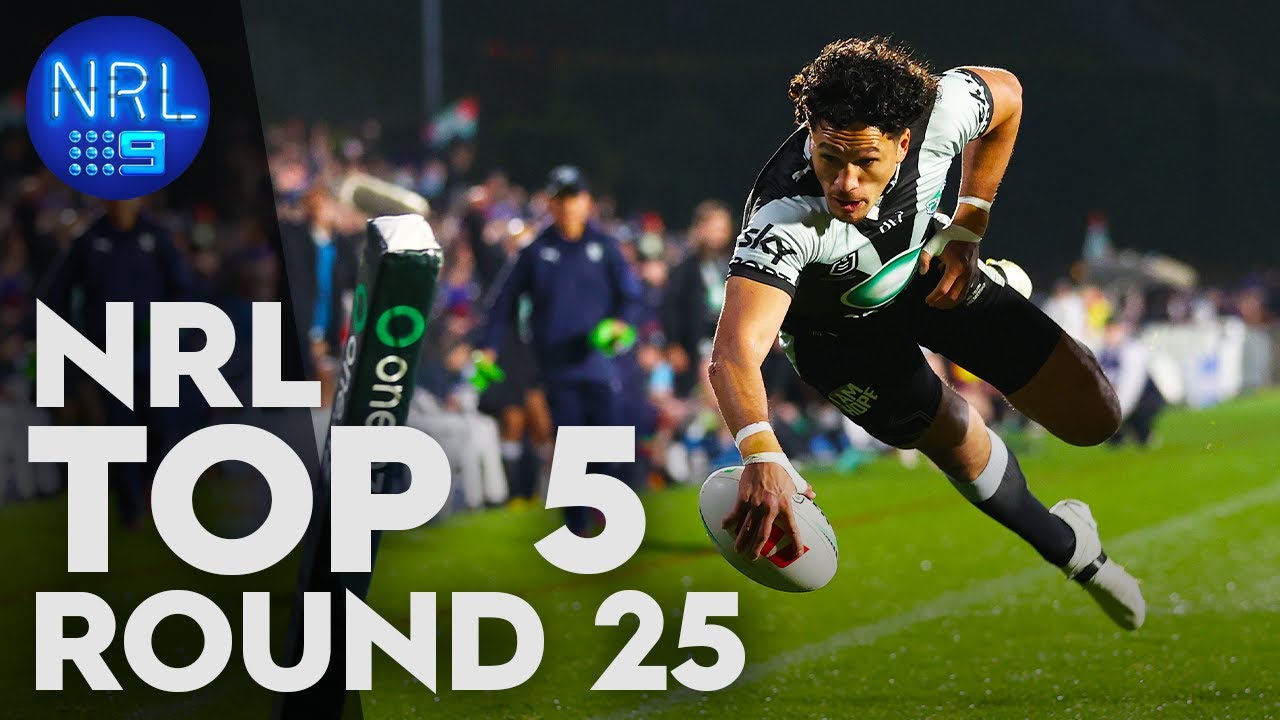 Top 5 Tries - NRL Round 25 | NRL on Nine - YouTube