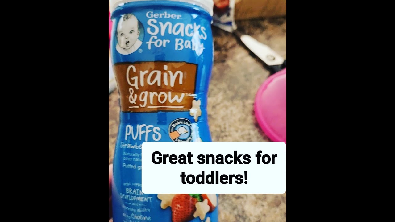 The Gerber Baby Snacks Puffs Variety Pack Banana Is The Perfect Snack ...